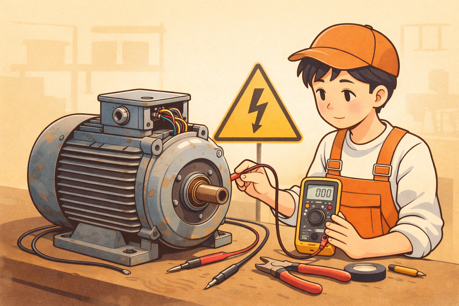 【保存版】三相モータが回らない時のチェック手順まとめ【現場対応】 | Elefitの業務・気づき・ノート